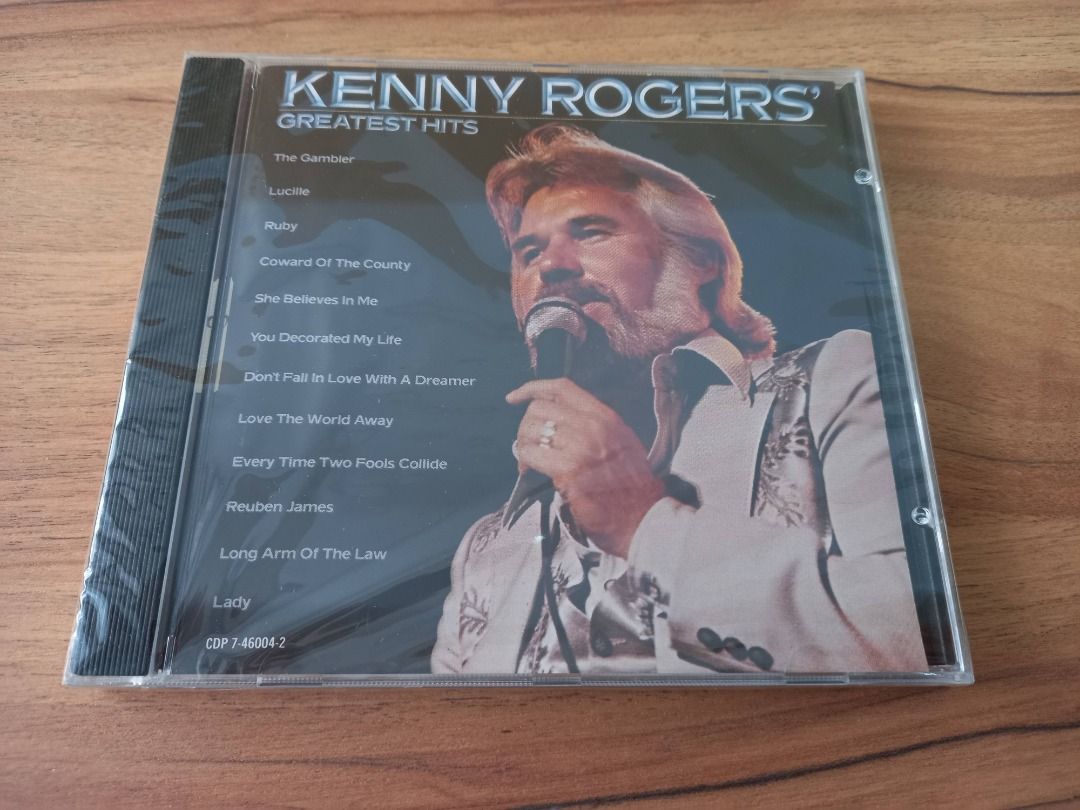 Kenny Rogers Greatest Hits CD 1980 liberty records cdp--460004-2 made ...