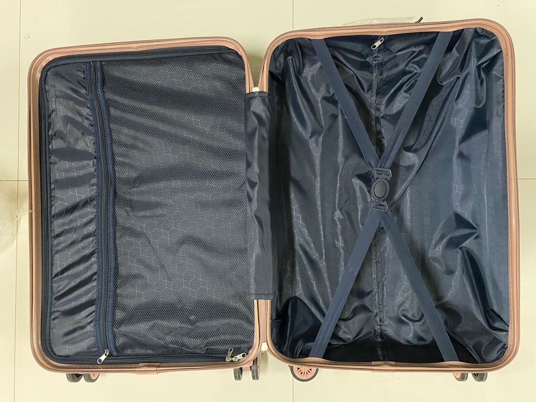 Koper fiber 24 inch tsa lock fiber poly carbonate travelling bag umroh ...