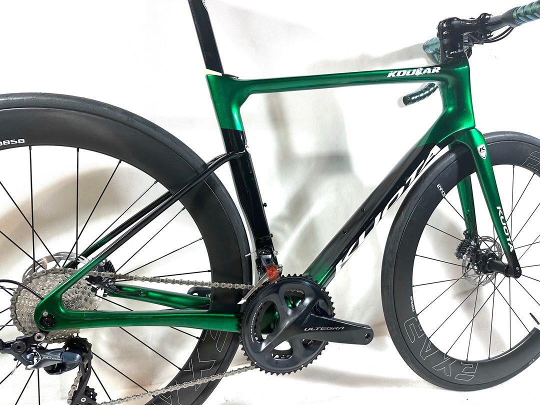 KUOTA 頂級全內走公路車 kougar碳架 ut8020套件 邁金exar碳輪 disc roadbike, 運動產品, 單車及配件 ...