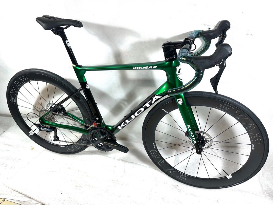 KUOTA 頂級全內走公路車 kougar碳架 ut8020套件 邁金exar碳輪 disc roadbike, 運動產品, 單車及配件 ...