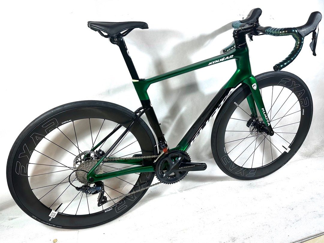 KUOTA 頂級全內走公路車 kougar碳架 ut8020套件 邁金exar碳輪 disc roadbike, 運動產品, 單車及配件 ...