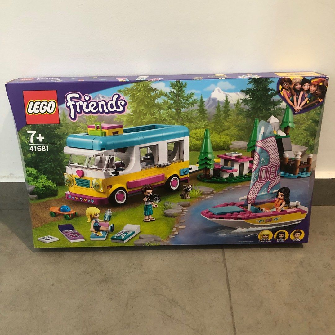 Lego Friends 41681 Forest Camper Van and Sailboat, Hobbies & Toys, Toys ...