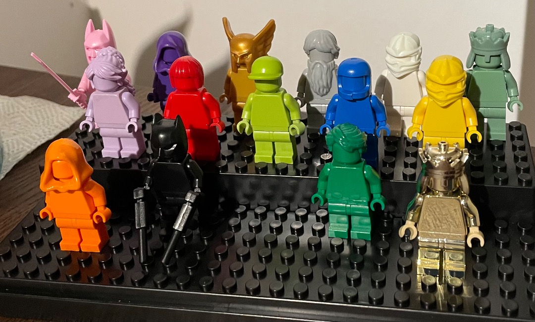 Lego Monochrome Minifigures, Hobbies & Toys, Toys & Games on Carousell