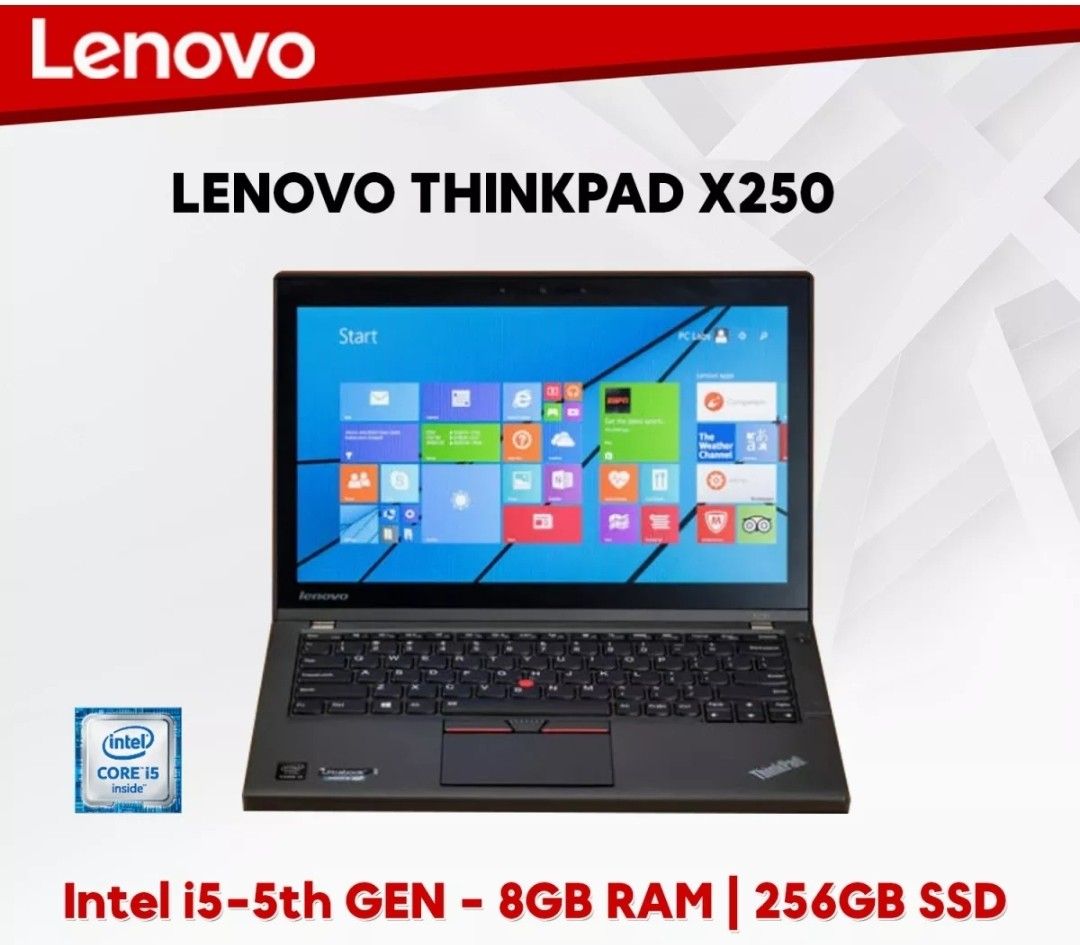 Lenovo Thinkpad X250 Computers And Tech Laptops And Notebooks On Carousell