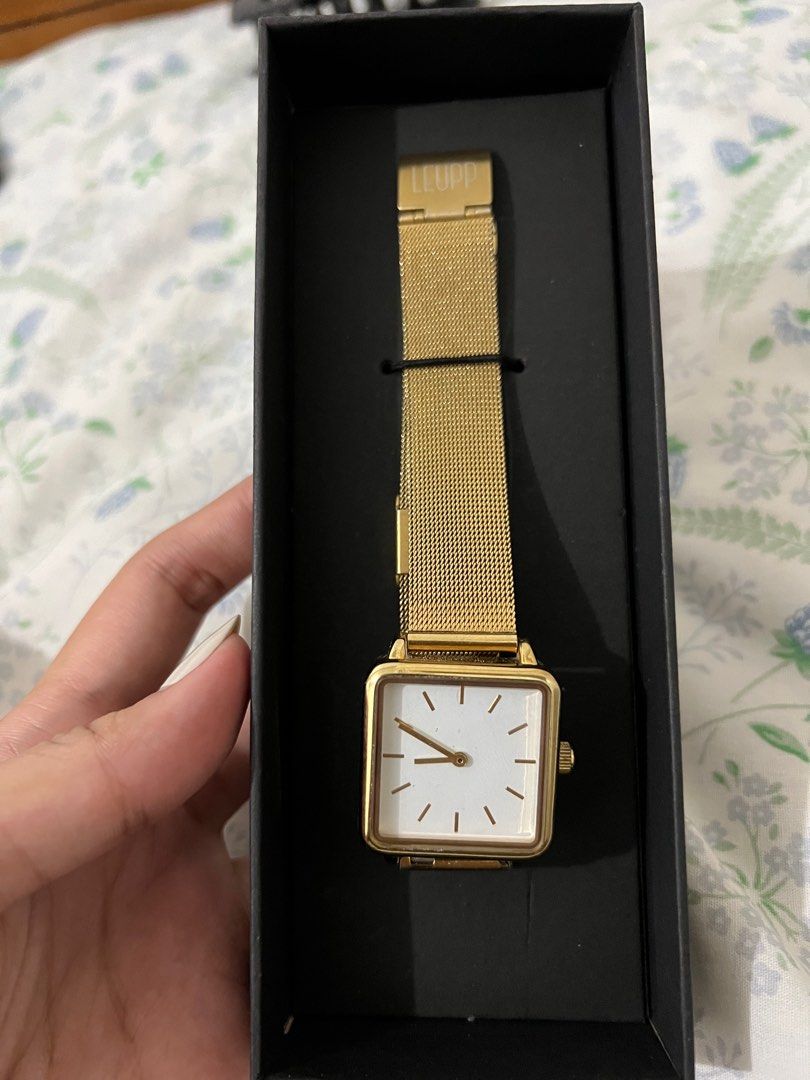 Leupp Classy Gold Watch, Women's Fashion, Watches & Accessories ...