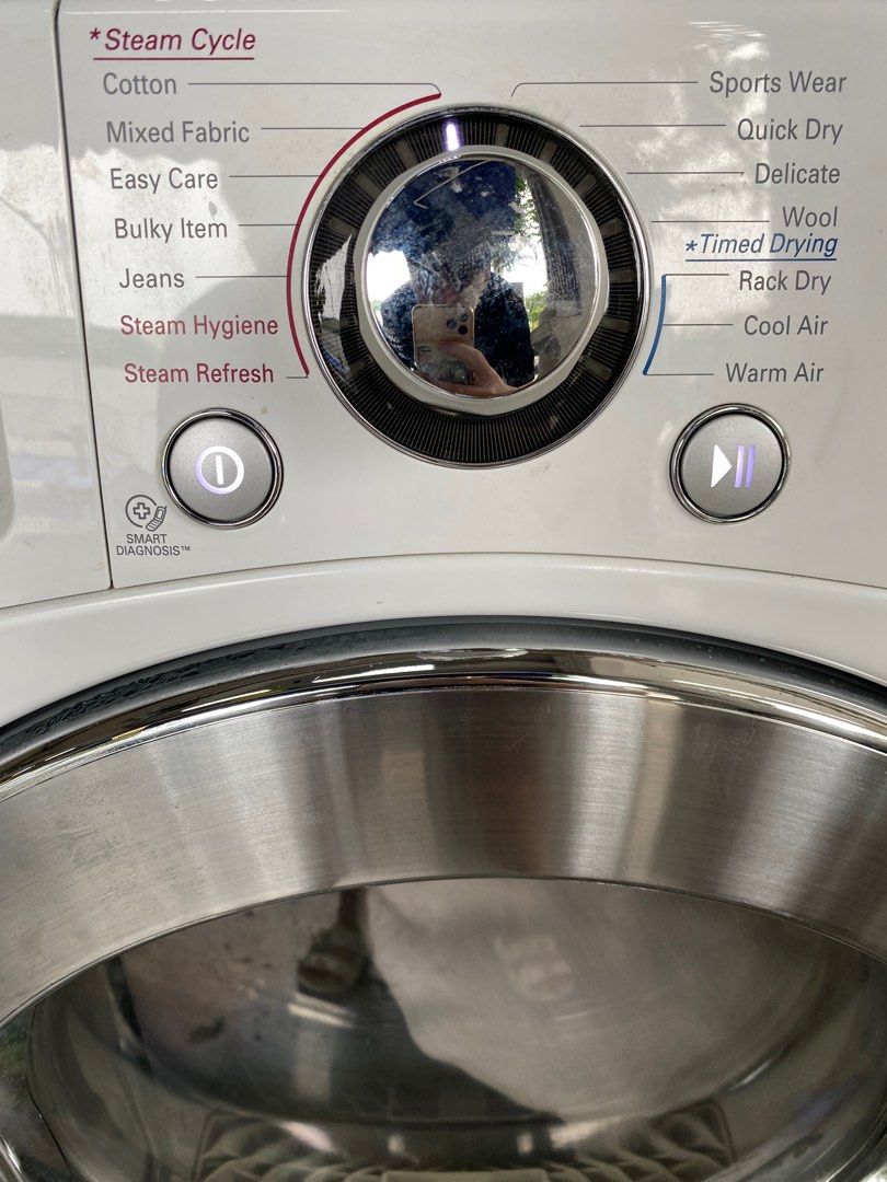 LG 8KG True Steam Sensor Dry Condenser Dryer, TV & Home Appliances ...