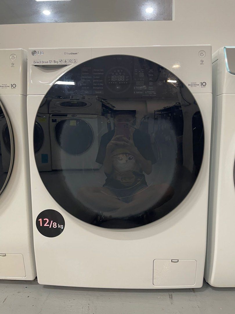 LG FG1612H3W WASHER & DRYER (12KG/8KG) TWINWASH, TV & Home Appliances ...