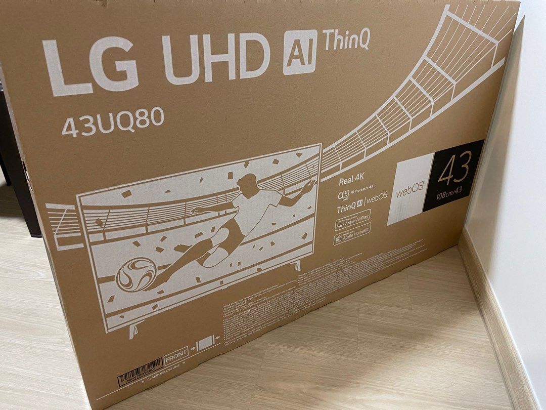 LG UHD 43UQ80, TV & Home Appliances, TV & Entertainment, TV on Carousell