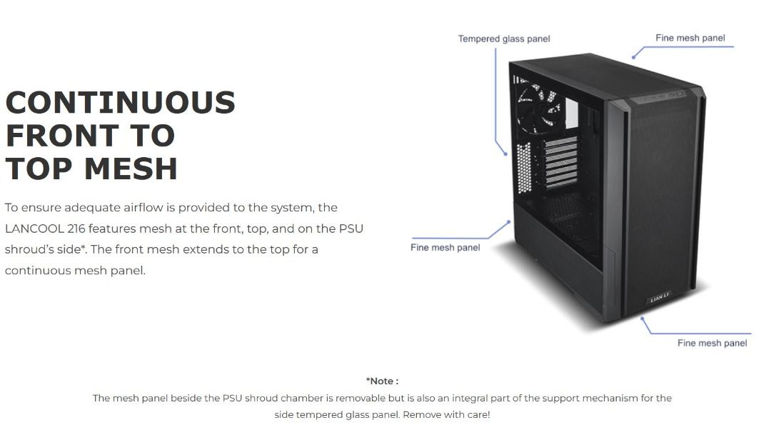 LIAN LI LANCOOL 216 BLACK RGB | WHITE RGB | ARGB CONTROL & USB MODULE ...