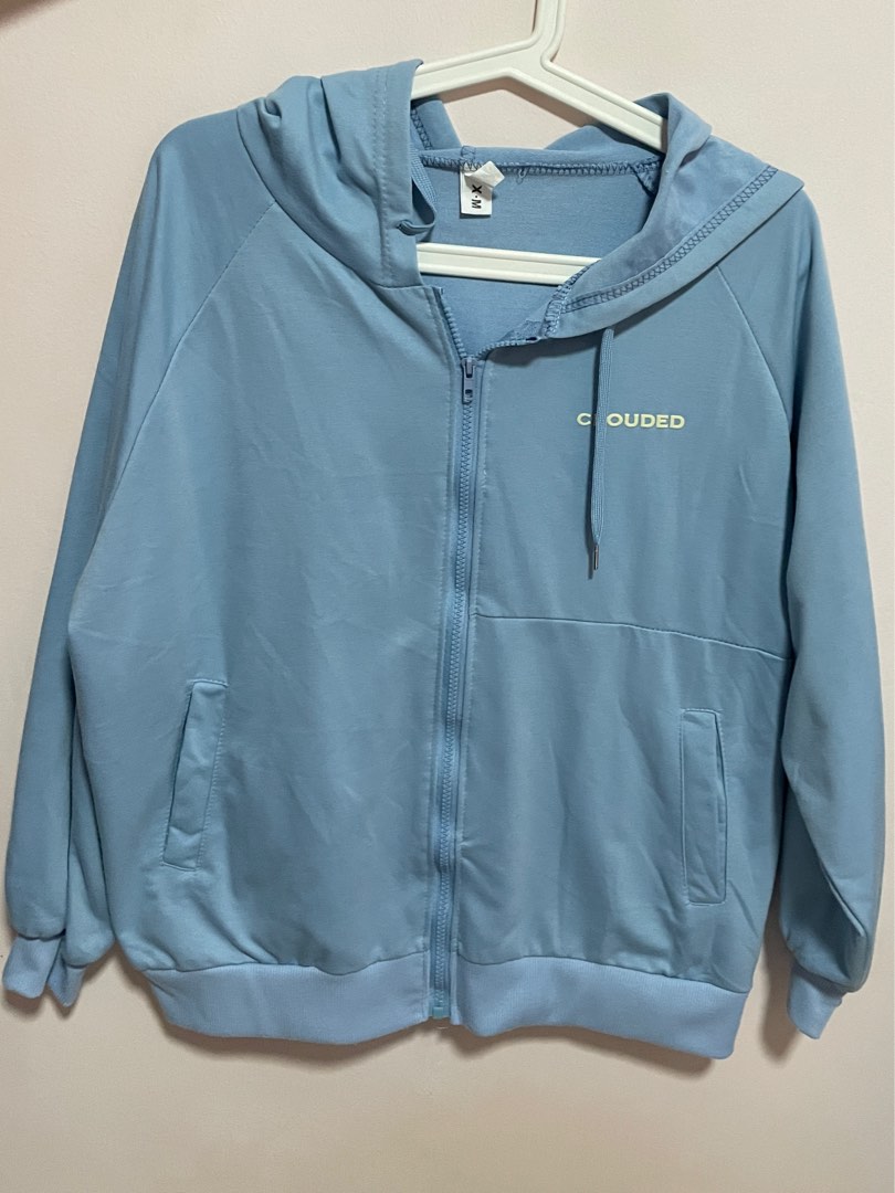 light blue cloud jacket, Women's Fashion, Coats, Jackets and Outerwear ...
