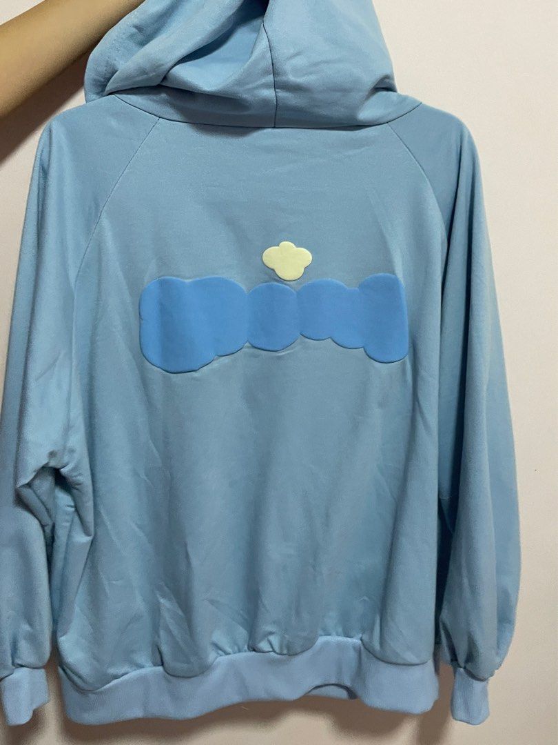 light blue cloud jacket, Women's Fashion, Coats, Jackets and Outerwear ...
