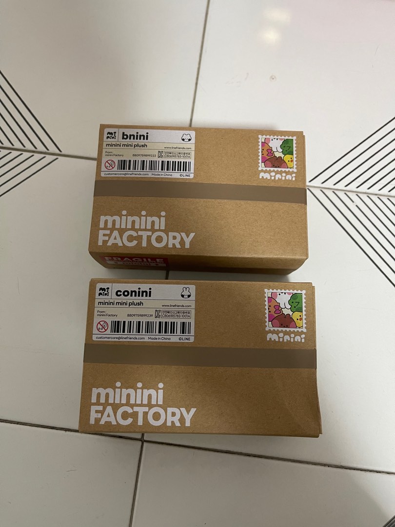 LINE FRIENDS Minini plush, Hobbies & Toys, Memorabilia & Collectibles ...