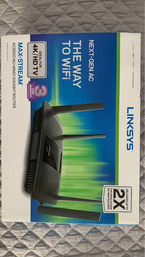 Linksys AC2600 Gigabit Router, Computers & Tech, Office & Business ...