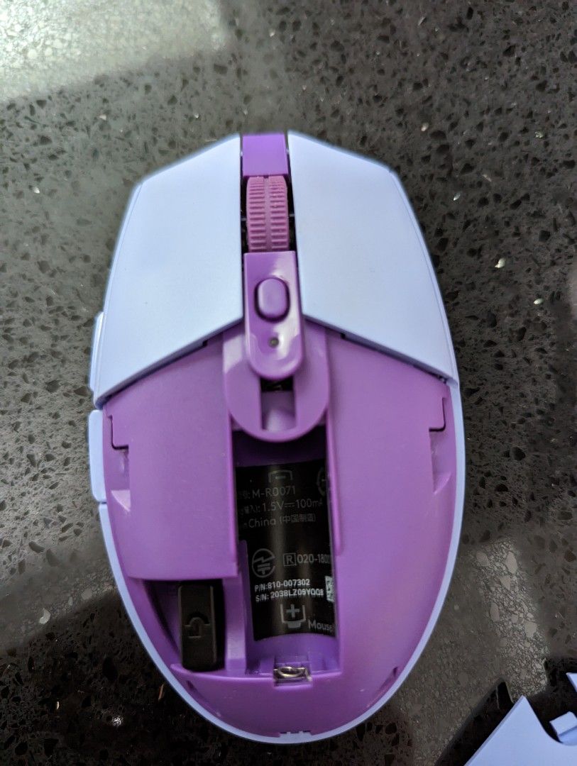 Logitech G304 lightspeed purple, Computers & Tech, Parts & Accessories ...