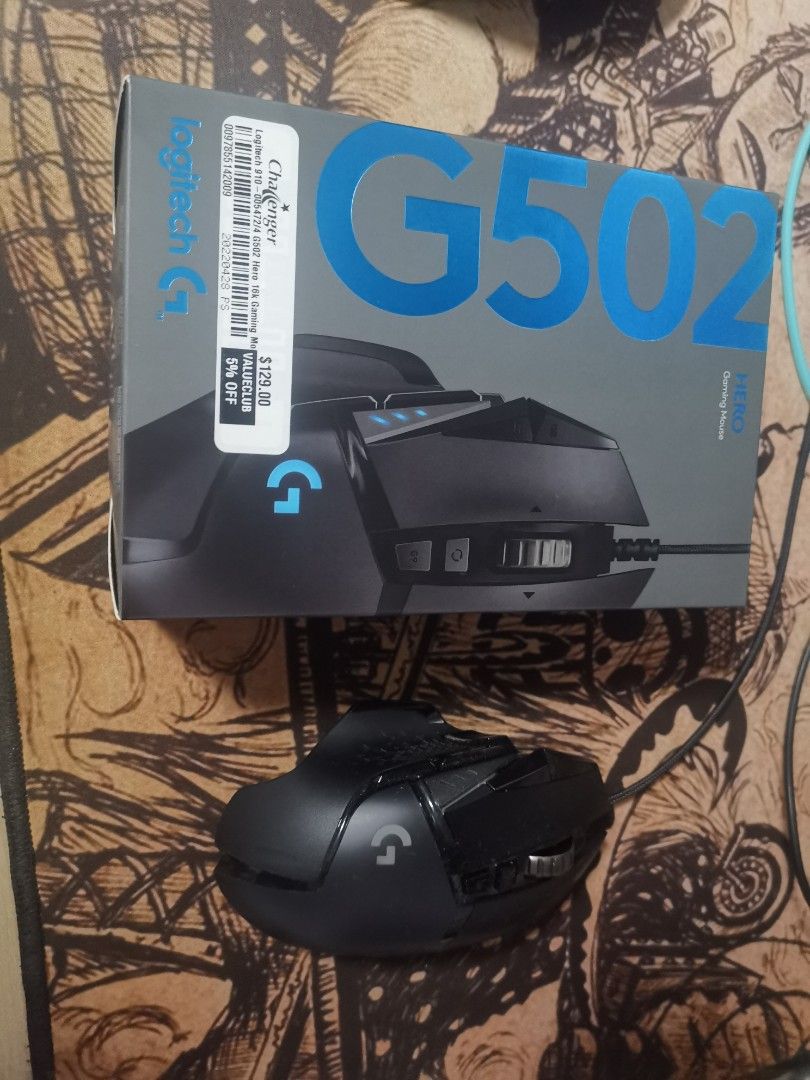 Logitech G502 Hero gaming mouse, Computers & Tech, Parts & Accessories ...