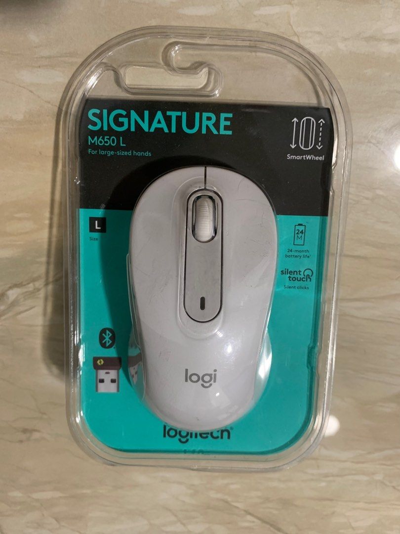 Logitech Signature Mouse M650 L, Computers & Tech, Parts & Accessories ...