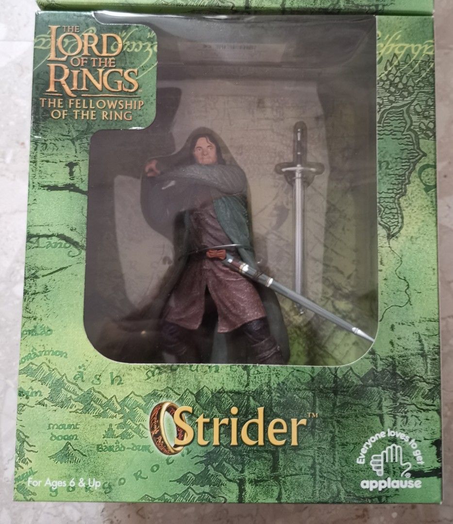 Lord of the Rings Applause Gandalf & Strider, Hobbies & Toys, Toys ...