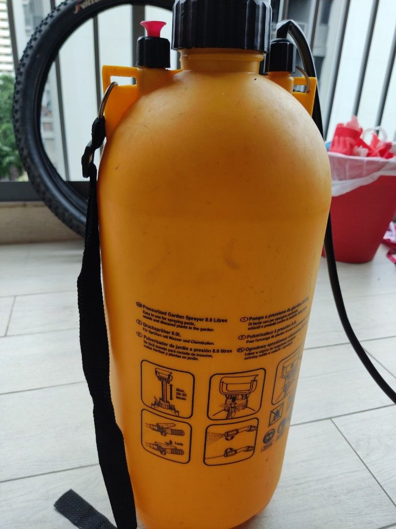 Manual hand water pump 8L, Furniture & Home Living, Gardening ...