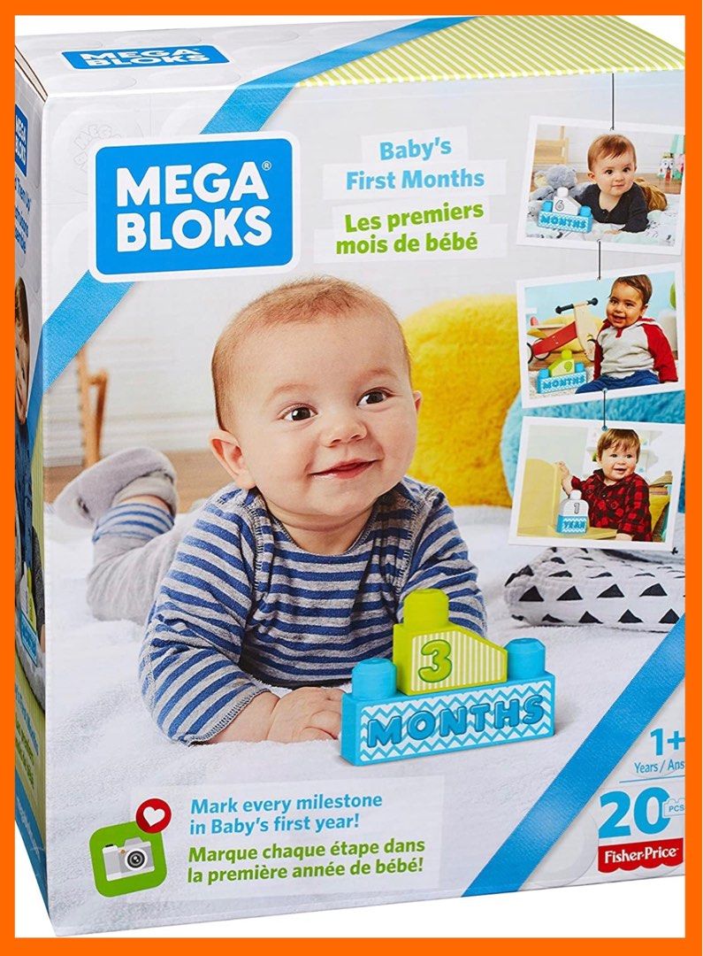 Mega Bloks Baby's First Months Building Set, Boy, Hobbies & Toys, Toys ...
