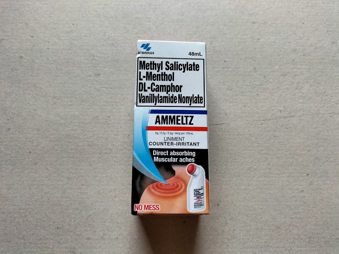 Methyl Salicylate Ammeltz Liniment 48ml, Beauty & Personal Care, Bath ...