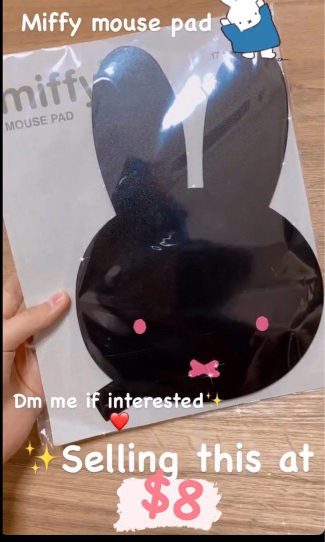 Miffy Mouse Pad, Computers & Tech, Parts & Accessories, Mouse ...