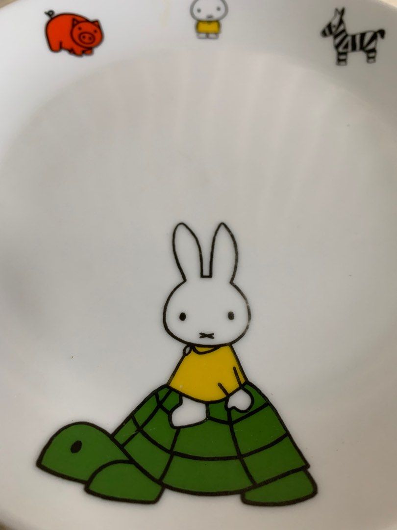 Miffy Plate code: Turtle, Furniture & Home Living, Kitchenware ...