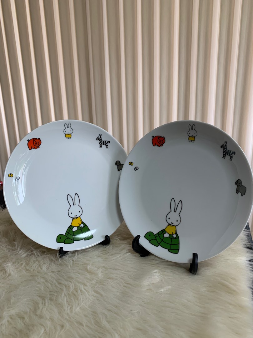 Miffy Plate code: Turtle, Furniture & Home Living, Kitchenware ...