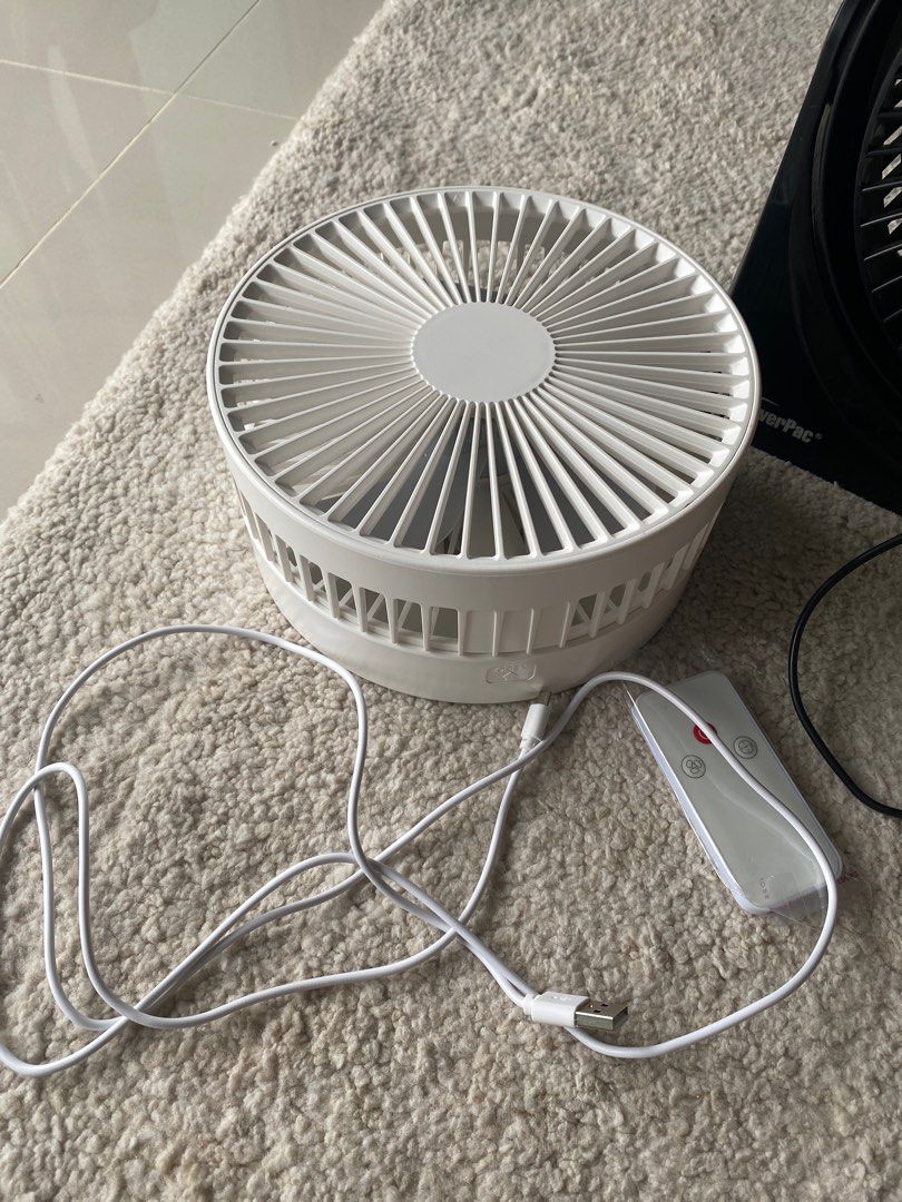 Mini Countertop Fan - 2 Fans!, Furniture & Home Living, Lighting & Fans ...