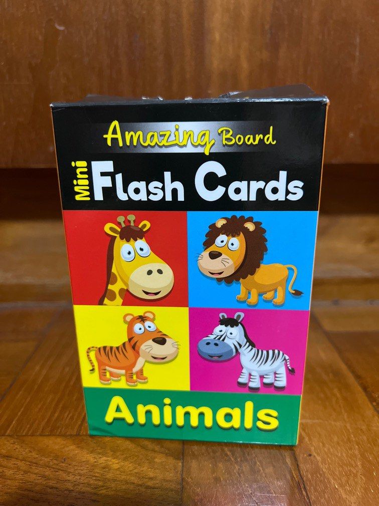 Mini Flash Cards - Animals, Hobbies & Toys, Toys & Games on Carousell