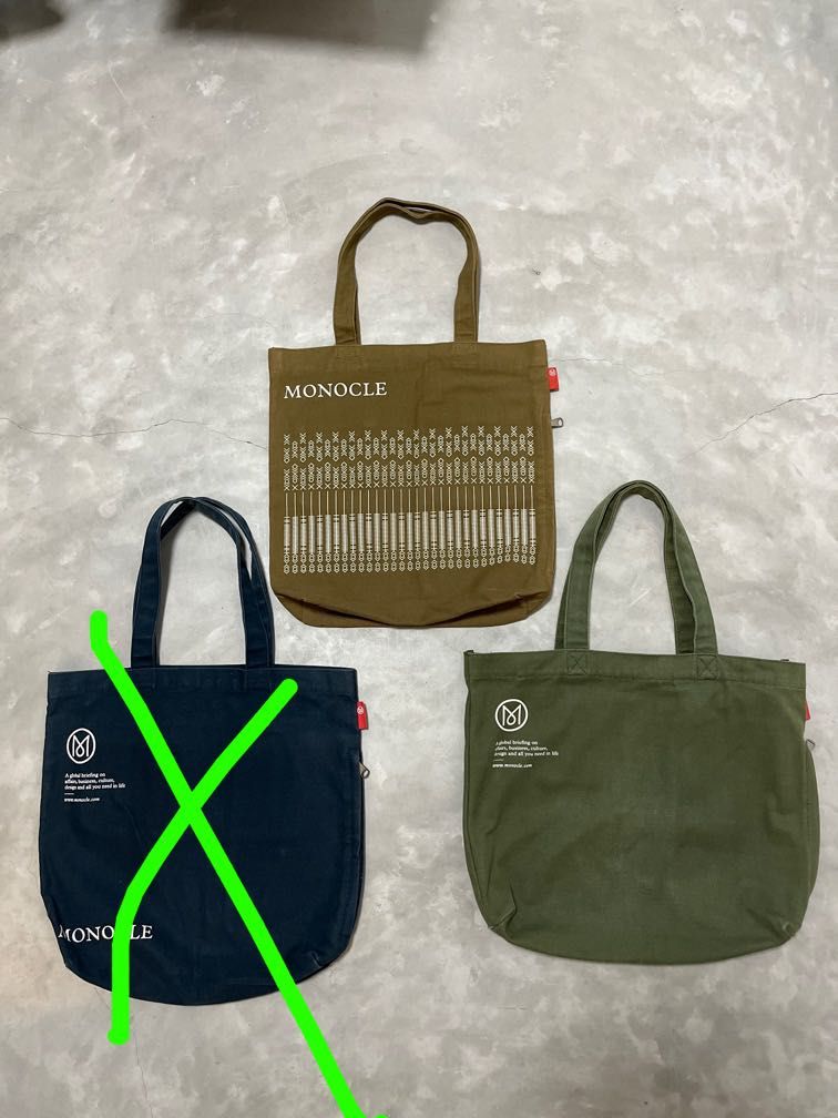 Monocle x Rootote.jp tote bags, Women's Fashion, Bags & Wallets, Tote Bags on Carousell