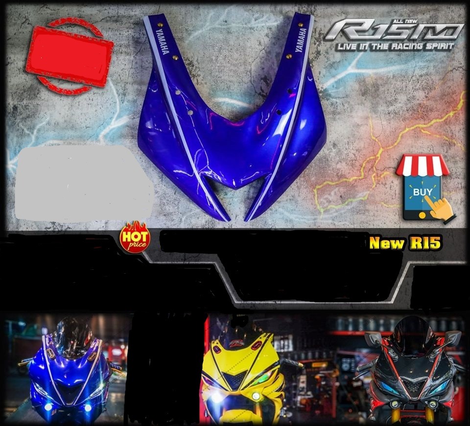 Moto Zippy Singapore Yamaha R15 V3 R15M V4 Yamaha R6 Gloss Blue White ...