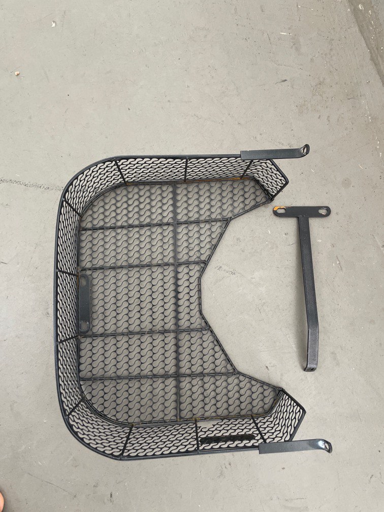 Motorcycle metal basket, Motorcycles, Motorcycle Accessories on Carousell
