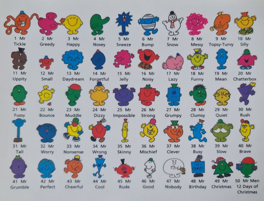 Mr Men and Little Miss complete sets, Hobbies & Toys, Books & Magazines ...