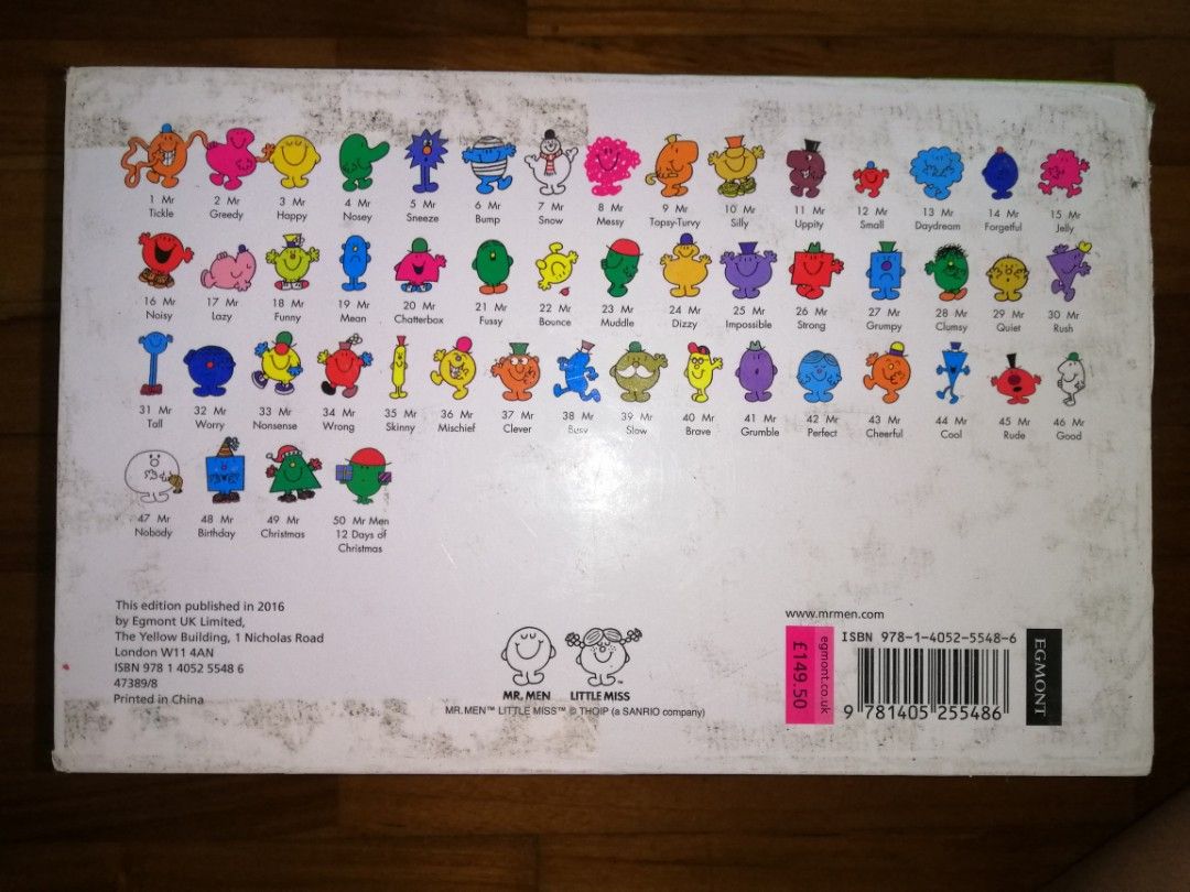 Mr Men (Complete Set of 50 books) plus free 3 Mr Men books from ...