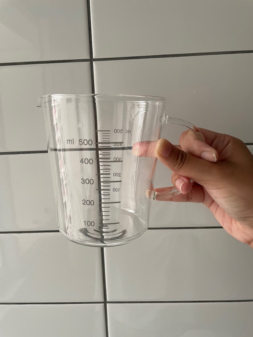 Muji Glass Beaker, Furniture & Home Living, Kitchenware & Tableware ...