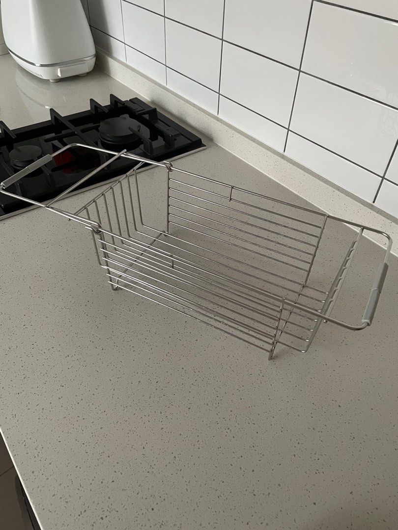 MUJI Sliding Stainless Steel Rack, Furniture & Home Living, Bathroom ...