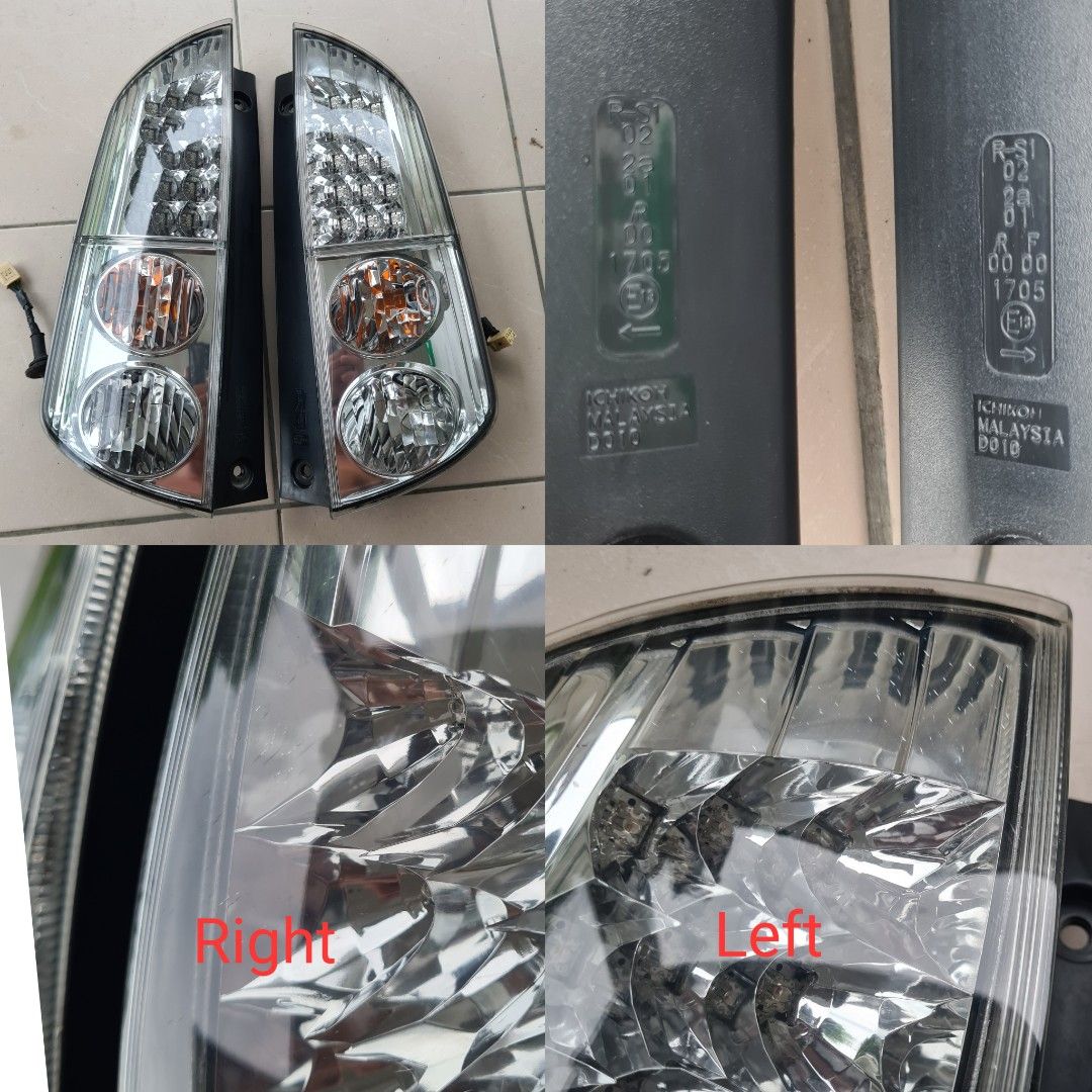 Myvi 1st model tail lamp albino ORIGINAL, Auto Accessories on Carousell