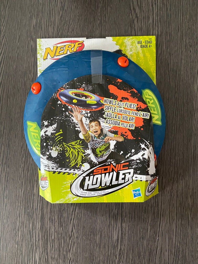 Nerf Sonic Howler Flying Disc Hobbies Toys Toys Games On Carousell