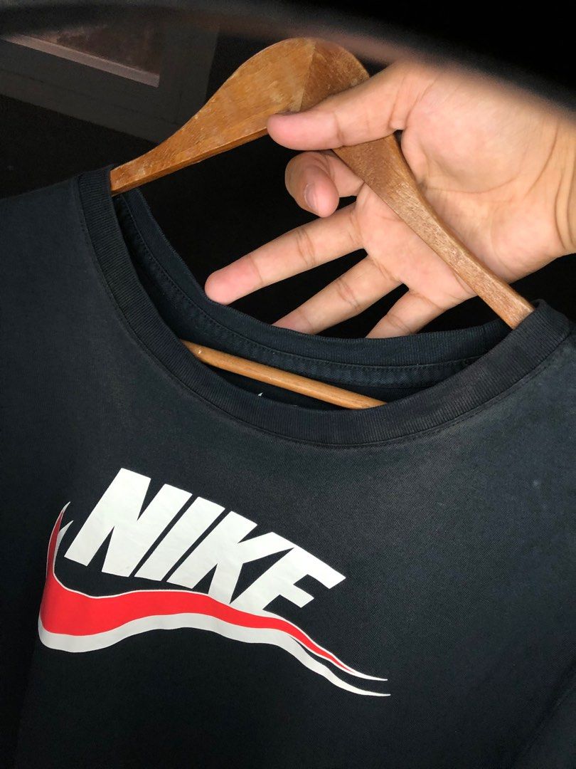 Nike Big Logo Check, Men's Fashion, Tops & Sets, Tshirts & Polo Shirts ...