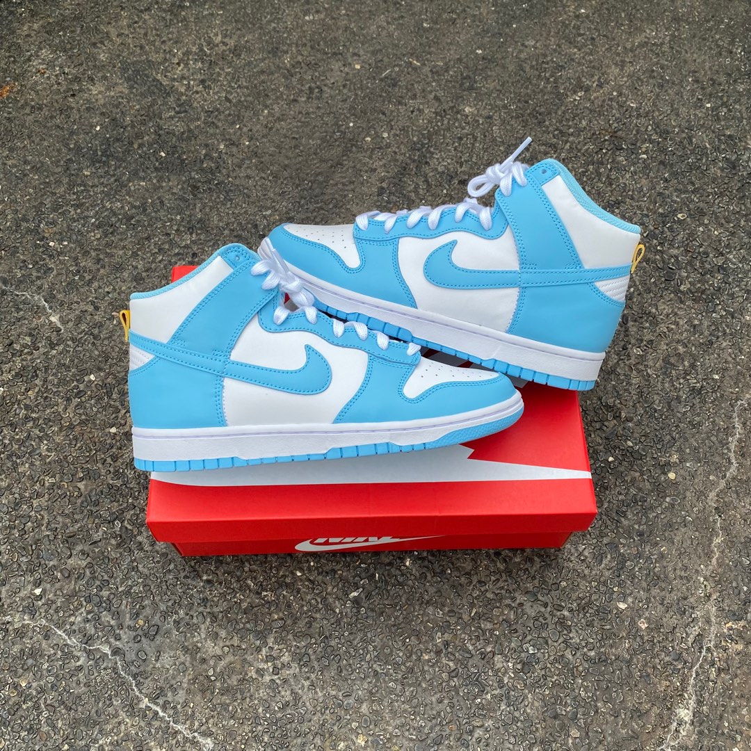 Nike Dunk High Blue Chill, Men's Fashion, Footwear, Sneakers on Carousell