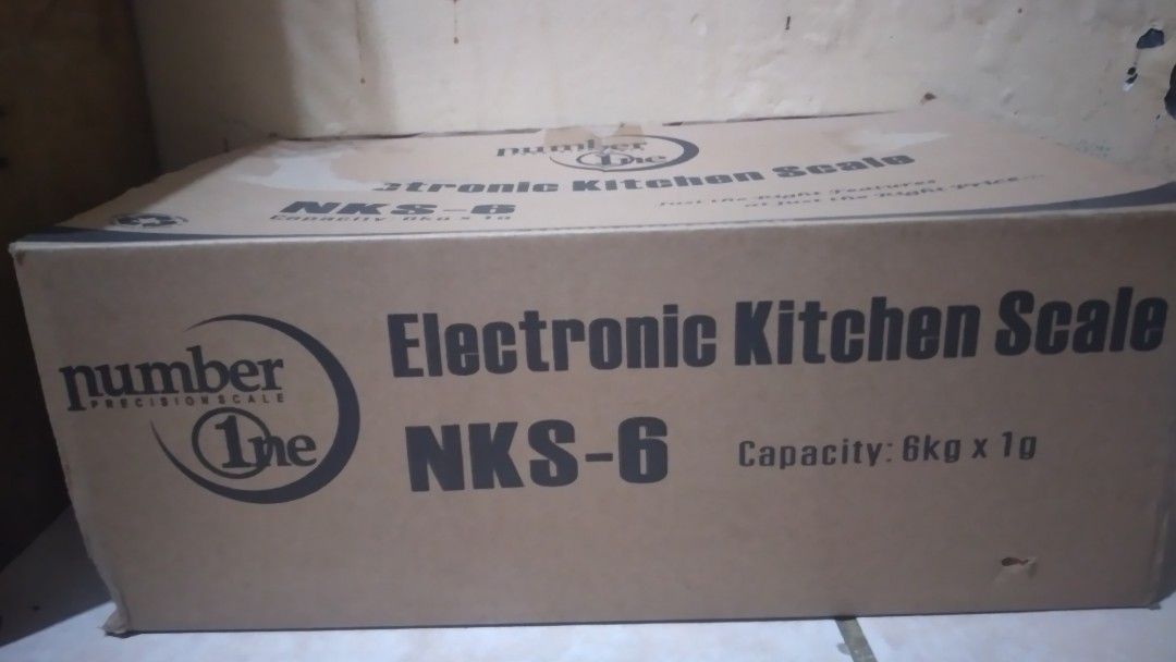 NUMBER ONE 6 KG KITCHEN SCALE, NKS-6, TV & Home Appliances, Kitchen Appliances, Other Kitchen ...