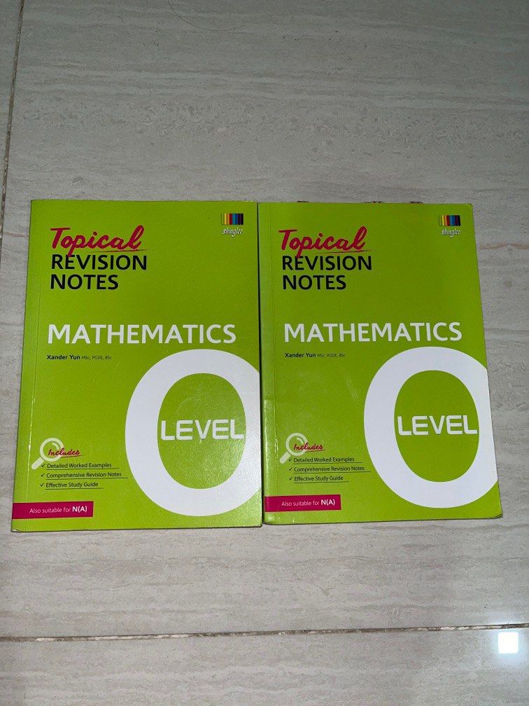O Level Emath Topical Revision Notes, Hobbies & Toys, Books & Magazines ...