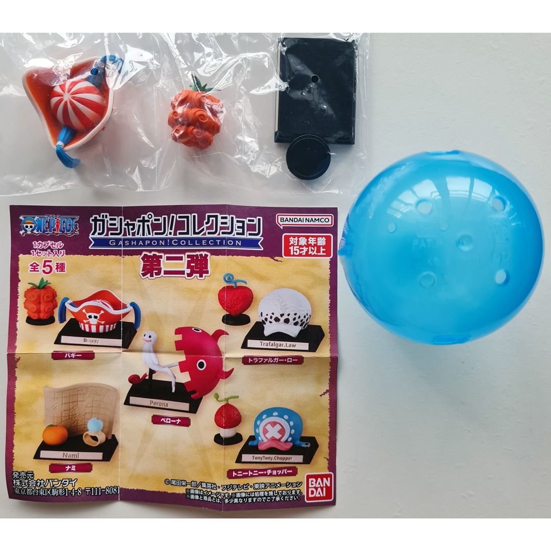 One Piece Bandai Namco Gashapon/Gachapon Collection: Buggy's hat and ...