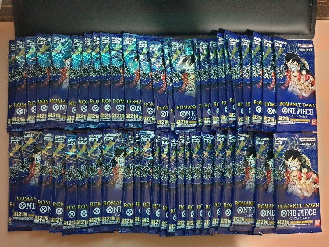 One Piece TCG OP01 OP02 Booster Pack Filtered OP-01 OP-02 Trading Card ...