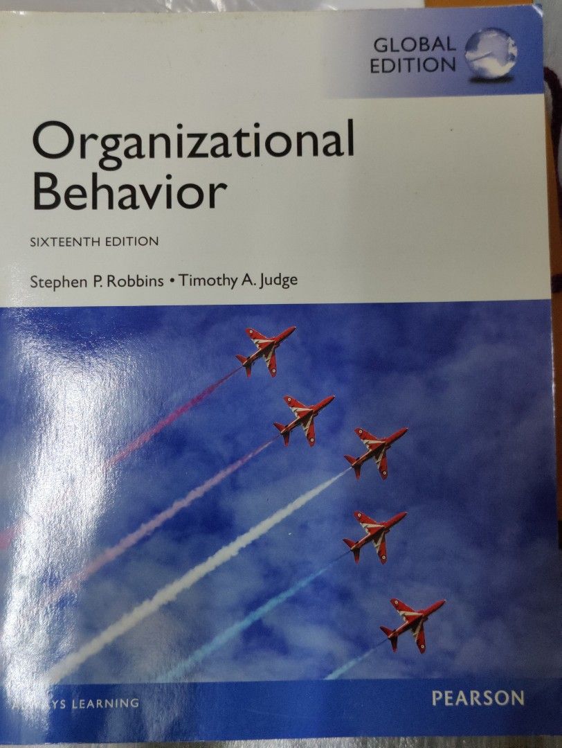 Organizational Behavior Edition 16 Global Edition, Hobbies & Toys ...