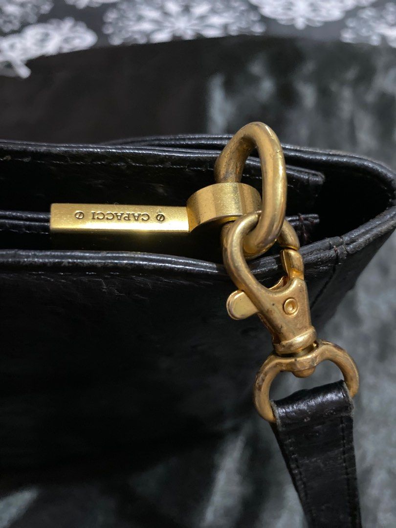 ORIGINAL CAPACCI BAG OSTRICH LEATHER, Luxury, Bags & Wallets on Carousell
