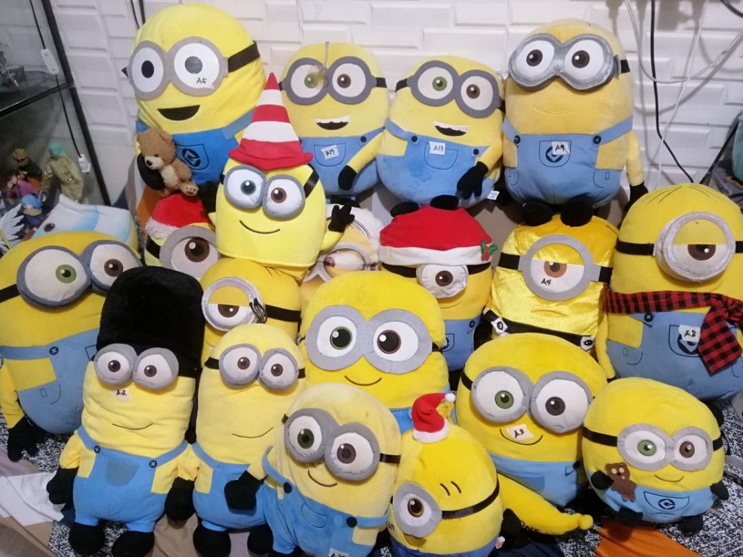 Original Minions stuff toys (diff design and sizes), Hobbies & Toys ...