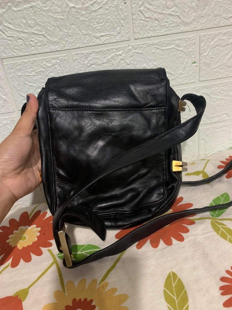 Original perlina leather sling bag, Women's Fashion, Bags & Wallets ...