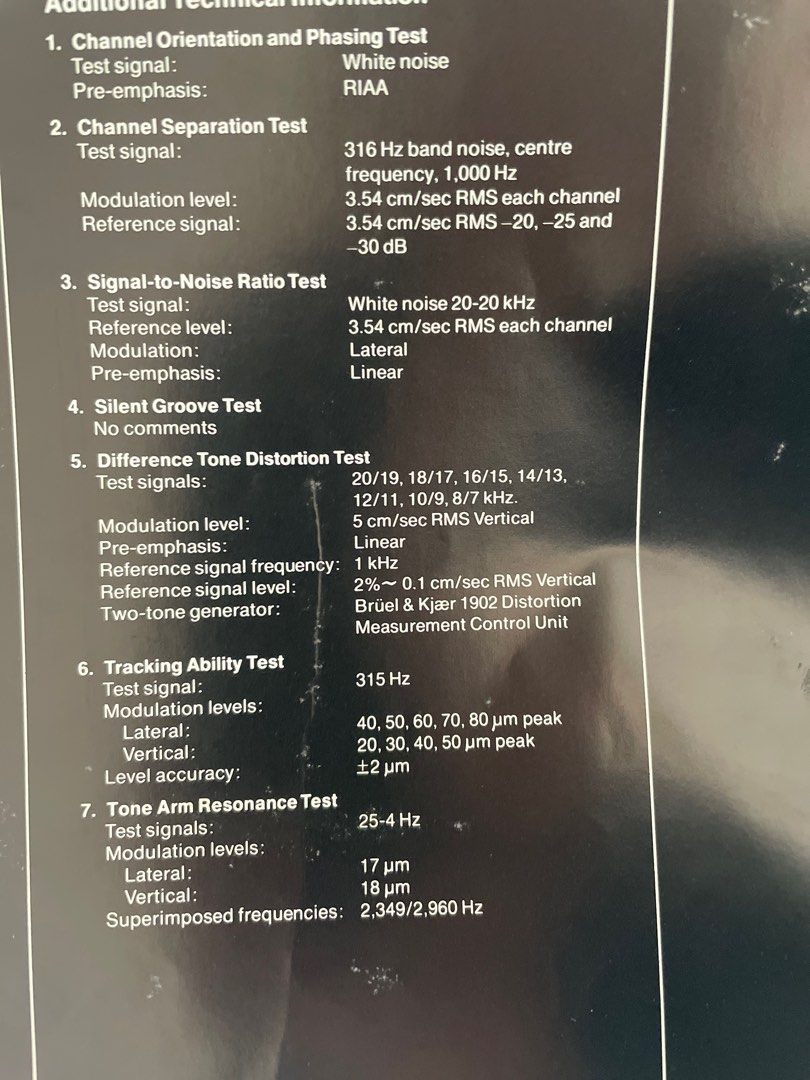 Ortofron Pick Up Test Record, Hobbies & Toys, Music & Media, Vinyls on ...