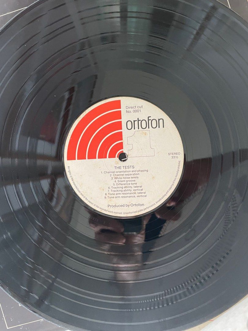 Ortofron Pick Up Test Record, Hobbies & Toys, Music & Media, Vinyls on ...